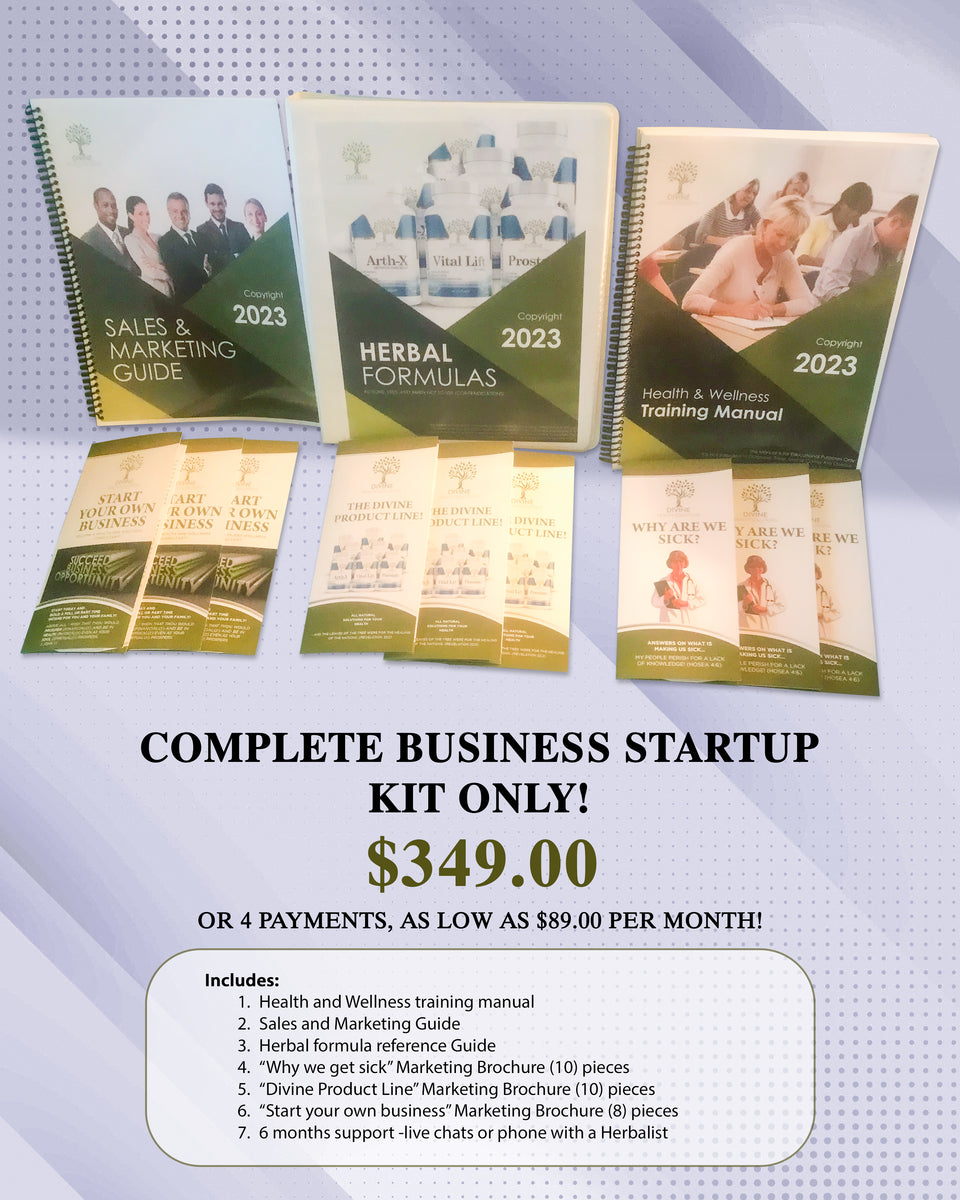 Complete Business Startup Kit! – Divine Health Solutions